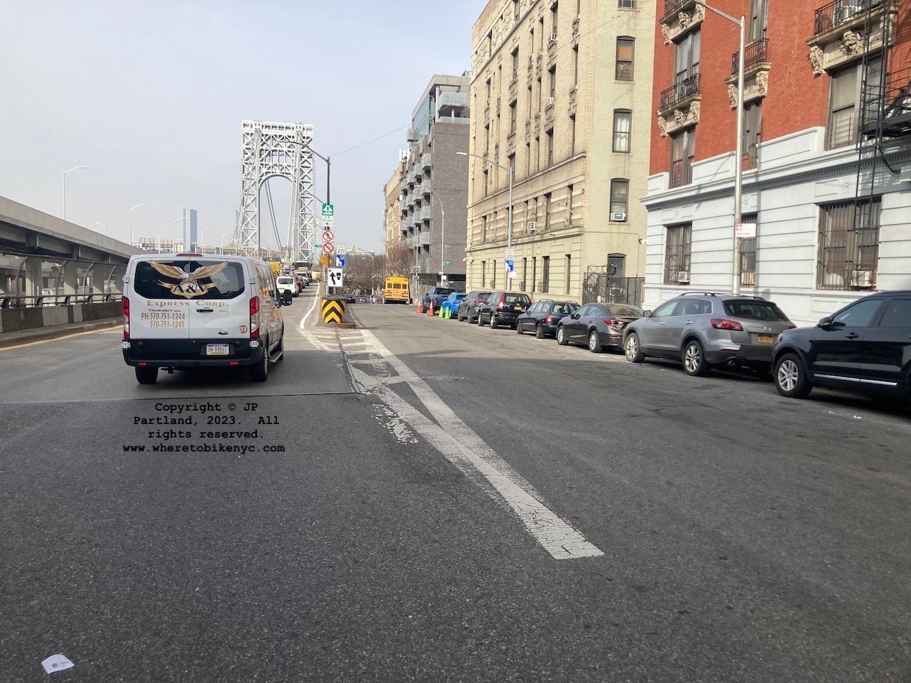 The GWB south path is closed. Long Live The NorthWalk.