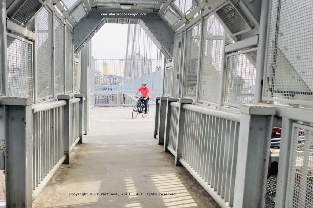 The GWB south path is closed. Long Live The NorthWalk.